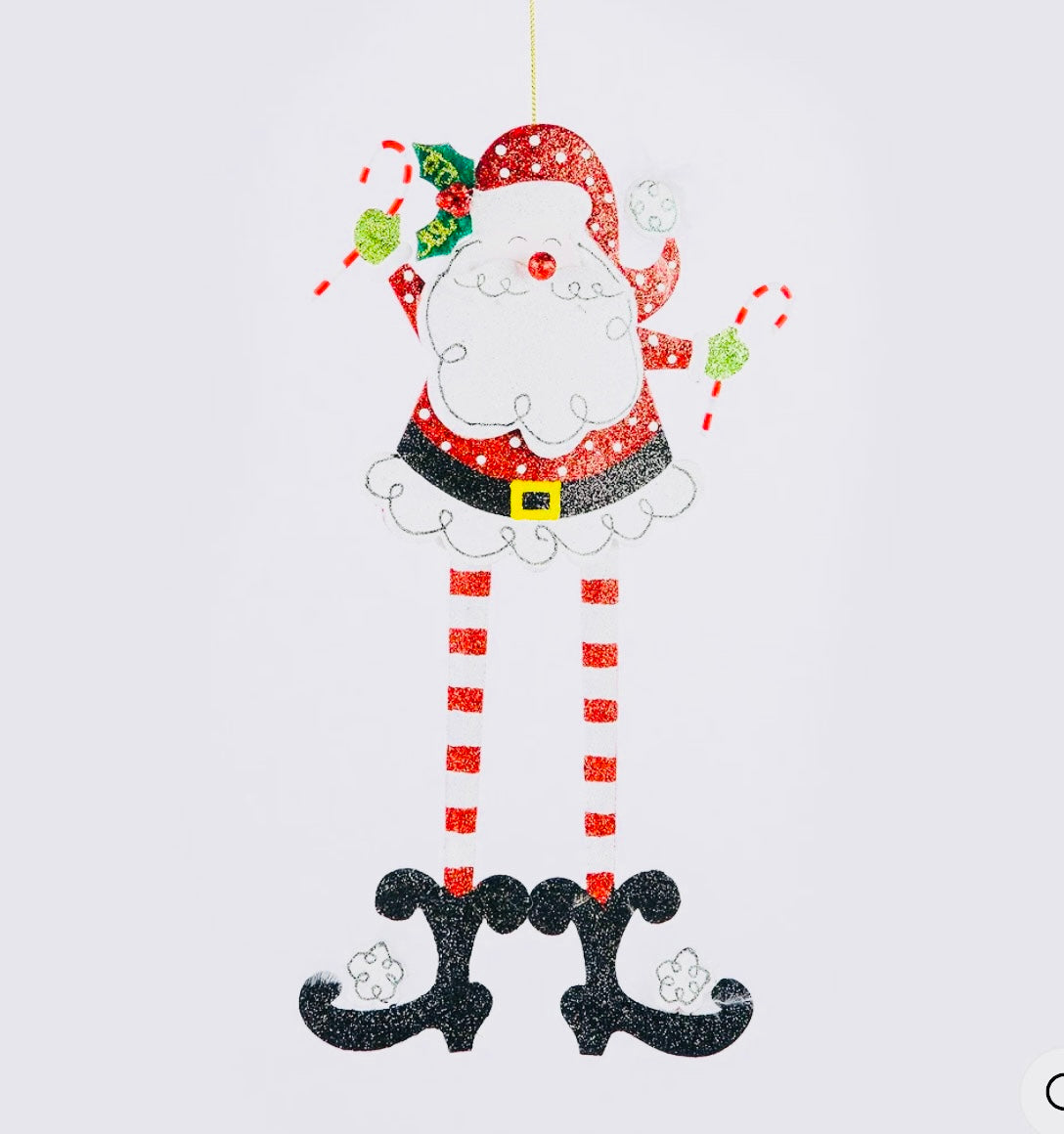 Long Leg Santa Ornament – On the Hill Garden and Market